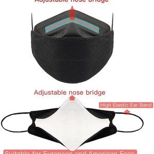 Accessories | Unisex Kf94 Mask 5pcs Face Masks White Disposable Masks ...
